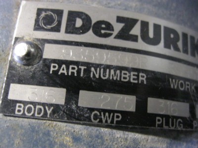 DEZURIK BLADE SENSOR FOR SDP MIXING TYPE COSISTENCY MIXER